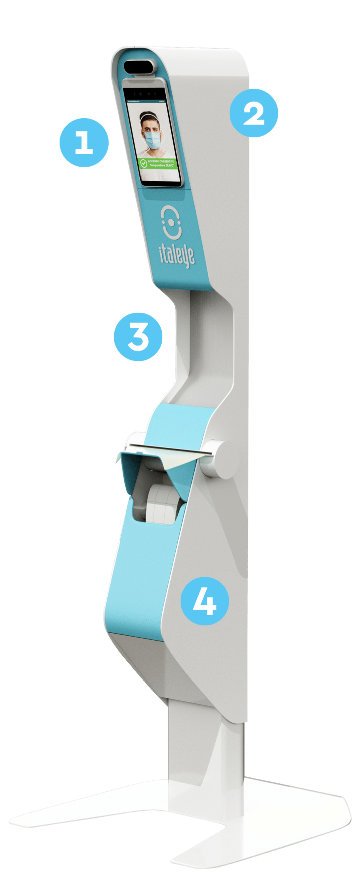 Termoscanner per rilevazione temperatura corporea